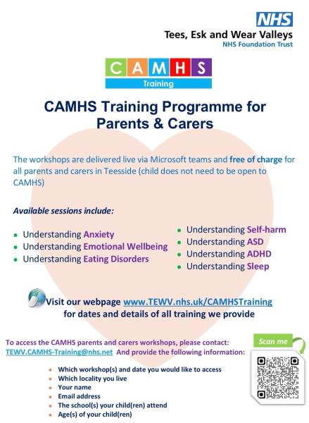 https://www.tewv.nhs.uk/CAMHSTraining